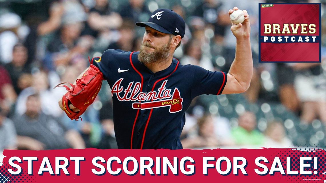 BRAVES POSTCAST: Atlanta Braves CAN'T SCORE RUNS for Chris Sale in loss ...