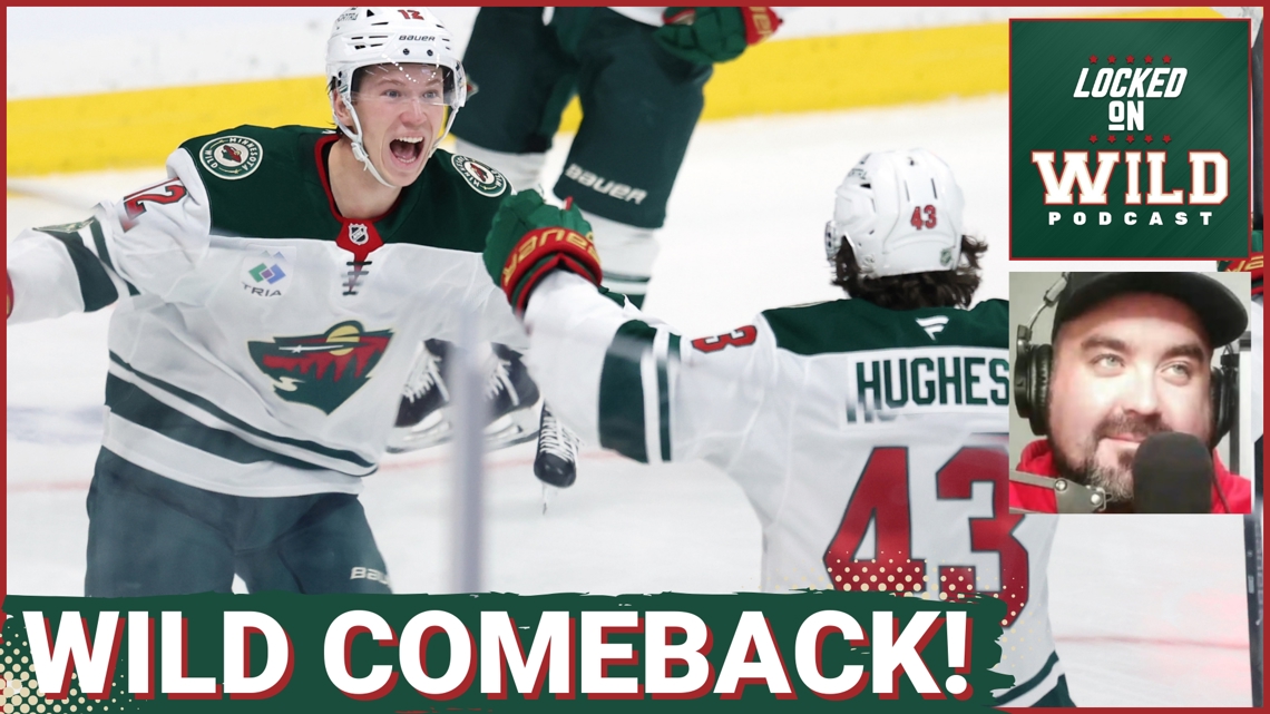 CLUTCH MOMENT: Matt Boldy Mats Zuccarello & Kirill Kaprizov LEAD Wild ...