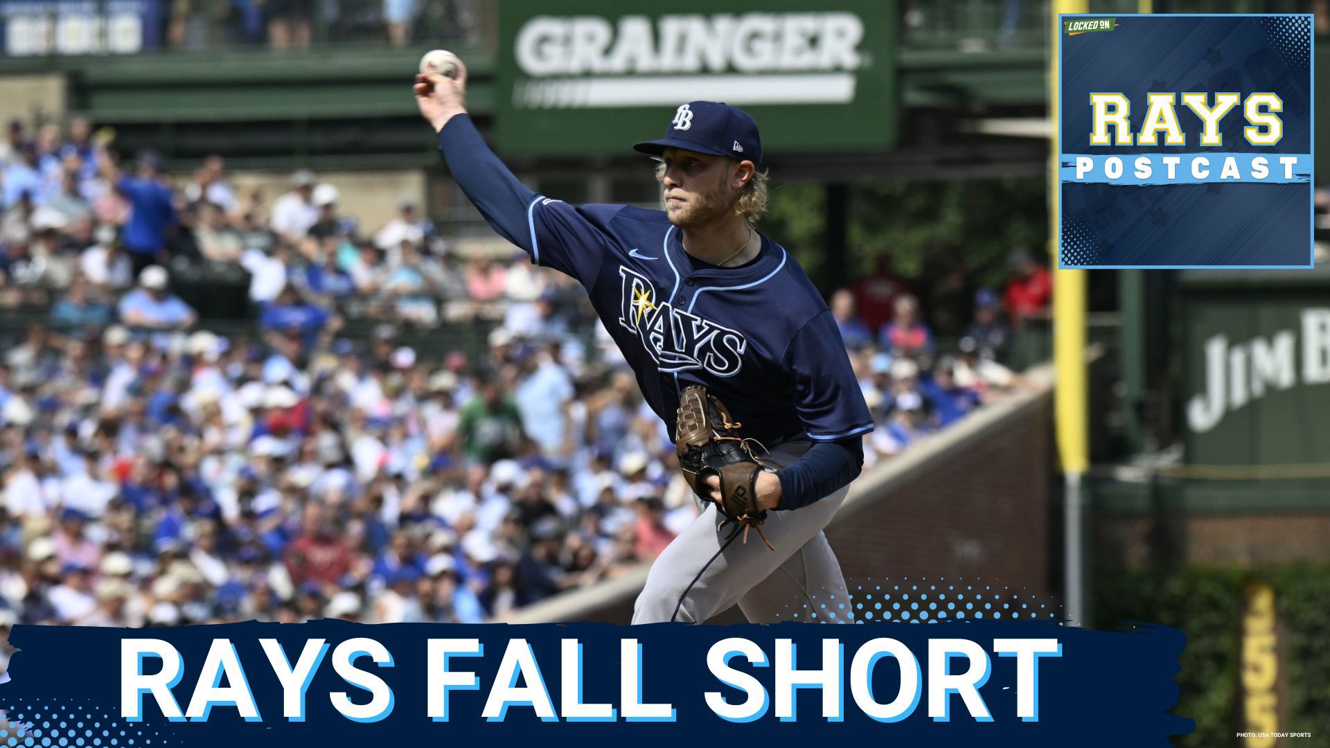 RAYS POSTCAST: The Tampa Bay Rays FALL SHORT vs the Chicago Cubs ...
