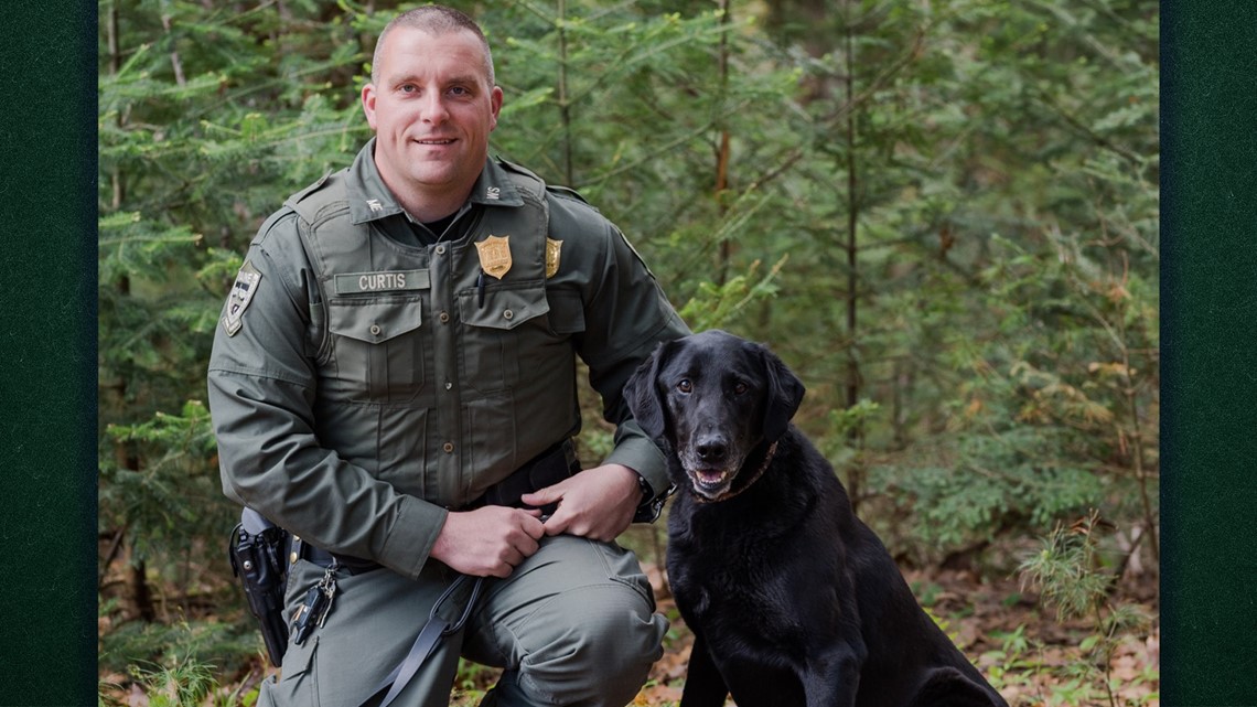 Retired Maine Warden Service K-9 dies at age 13 | 11alive.com