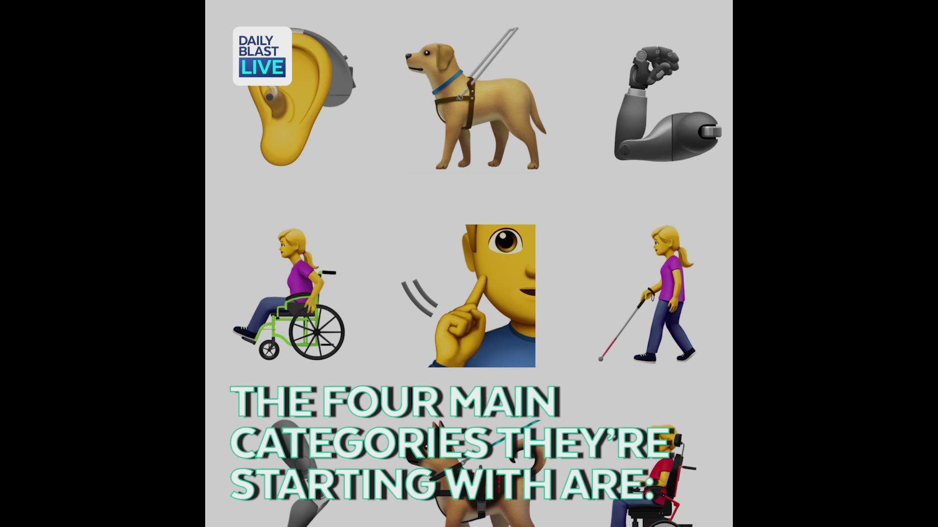 Apple proposes new accessibility line of emojis for people with ...