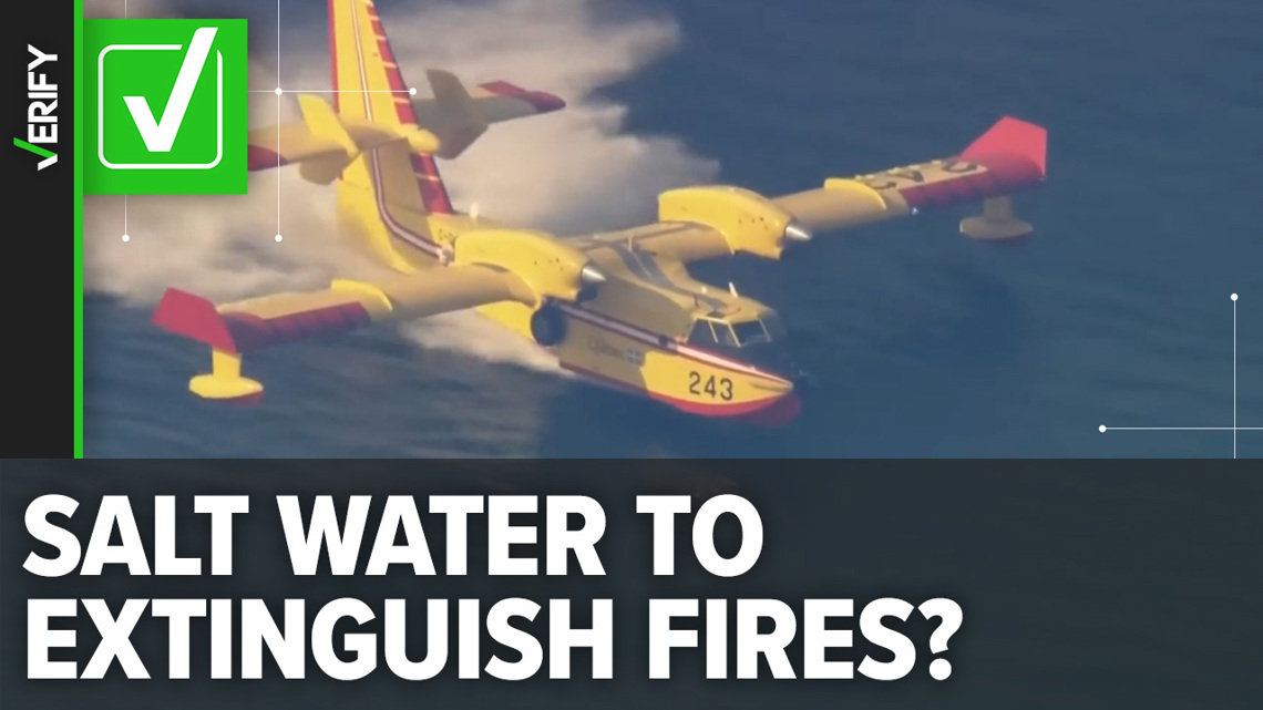 Wildfires can be extinguished using salt water | 11alive.com