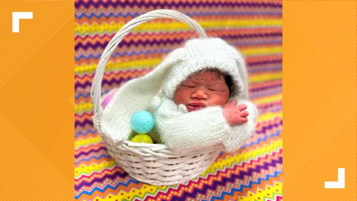 Check out these NICU newborns decked out in their Easter best | 11alive.com