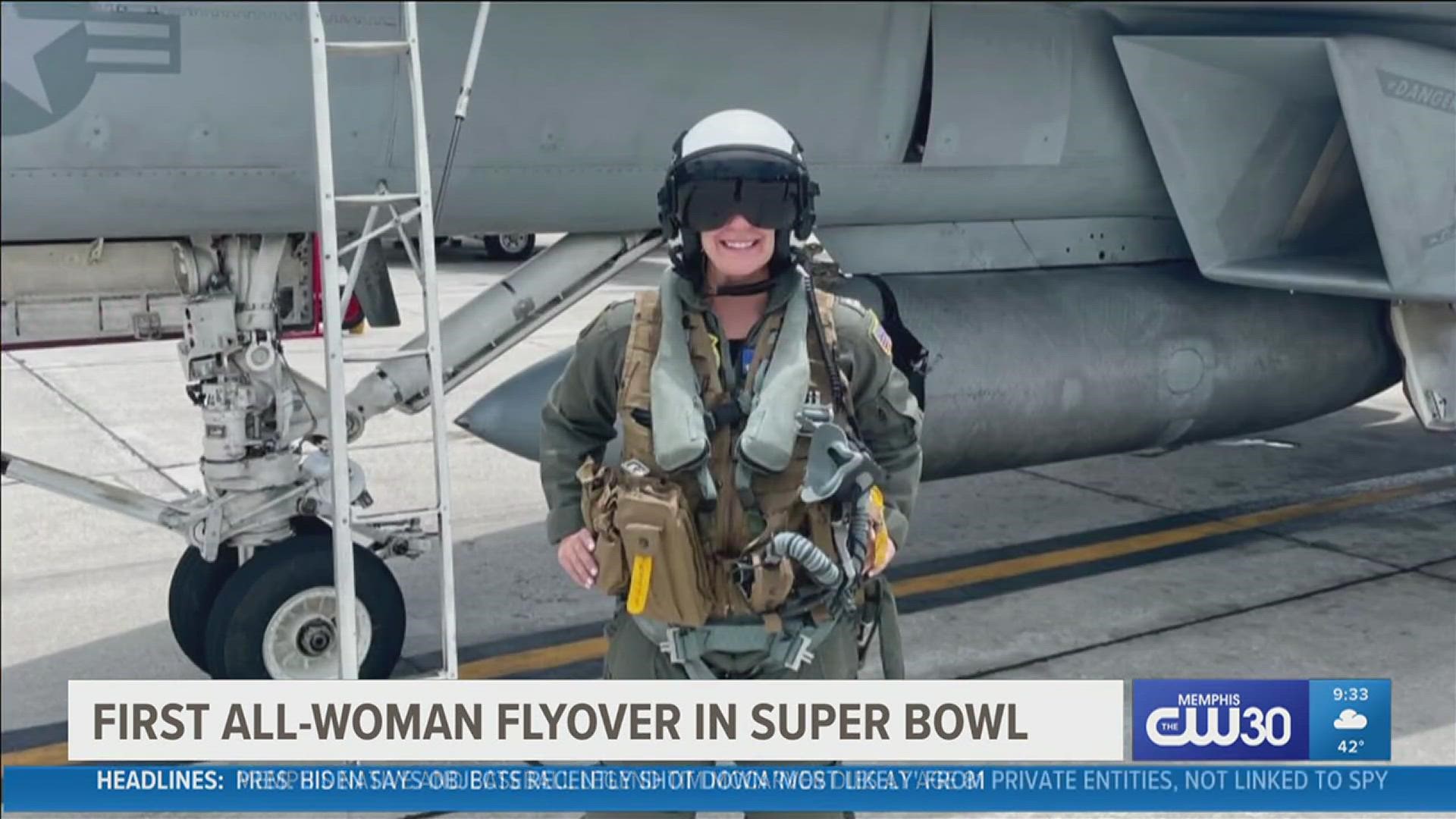 Super Bowl all-women flyover pilot from Memphis | 11alive.com