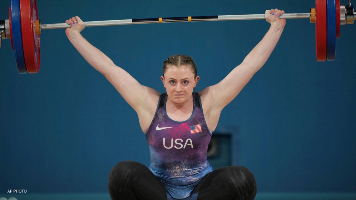 Olivia Reeves wins gold in weightlifting event in Paris Olympics ...