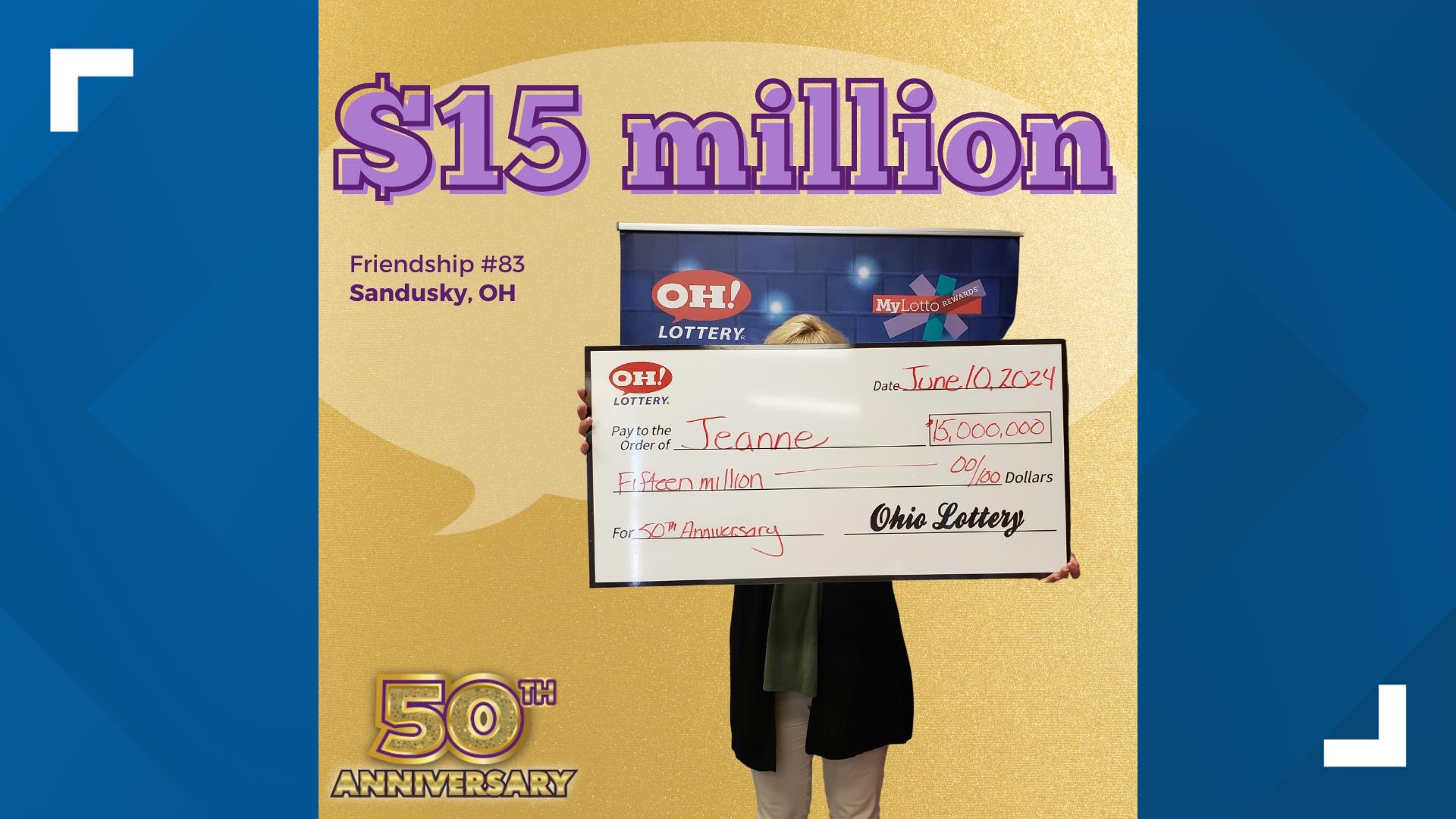Ohio woman hits $15 million prize in lottery | 11alive.com