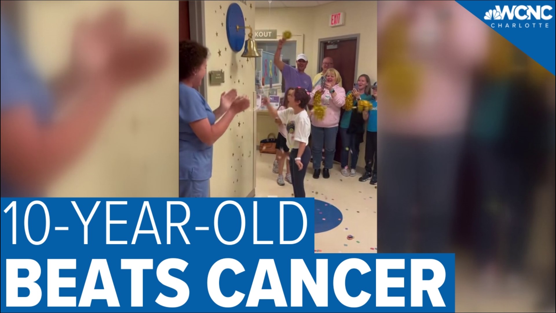 10-year-old rings the cancer-free bell at Novant Health | 11alive.com