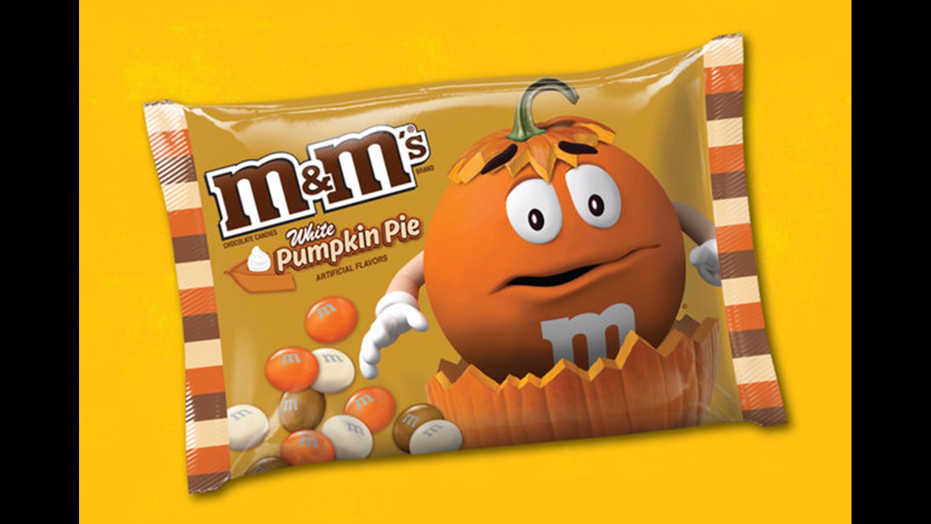 White pumpkin pie M&M's are now in stores | 11alive.com