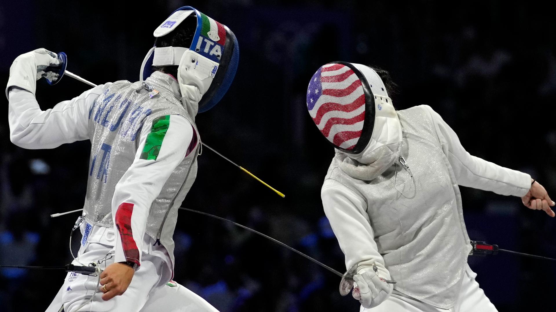 Team USA wins first fencing team gold medal | 11alive.com