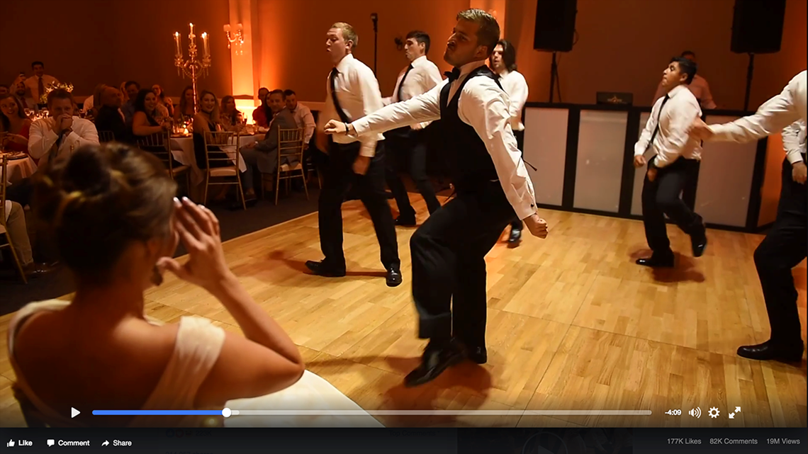 Hilarious groomsmen dance at North Texas wedding goes viral | 11alive.com