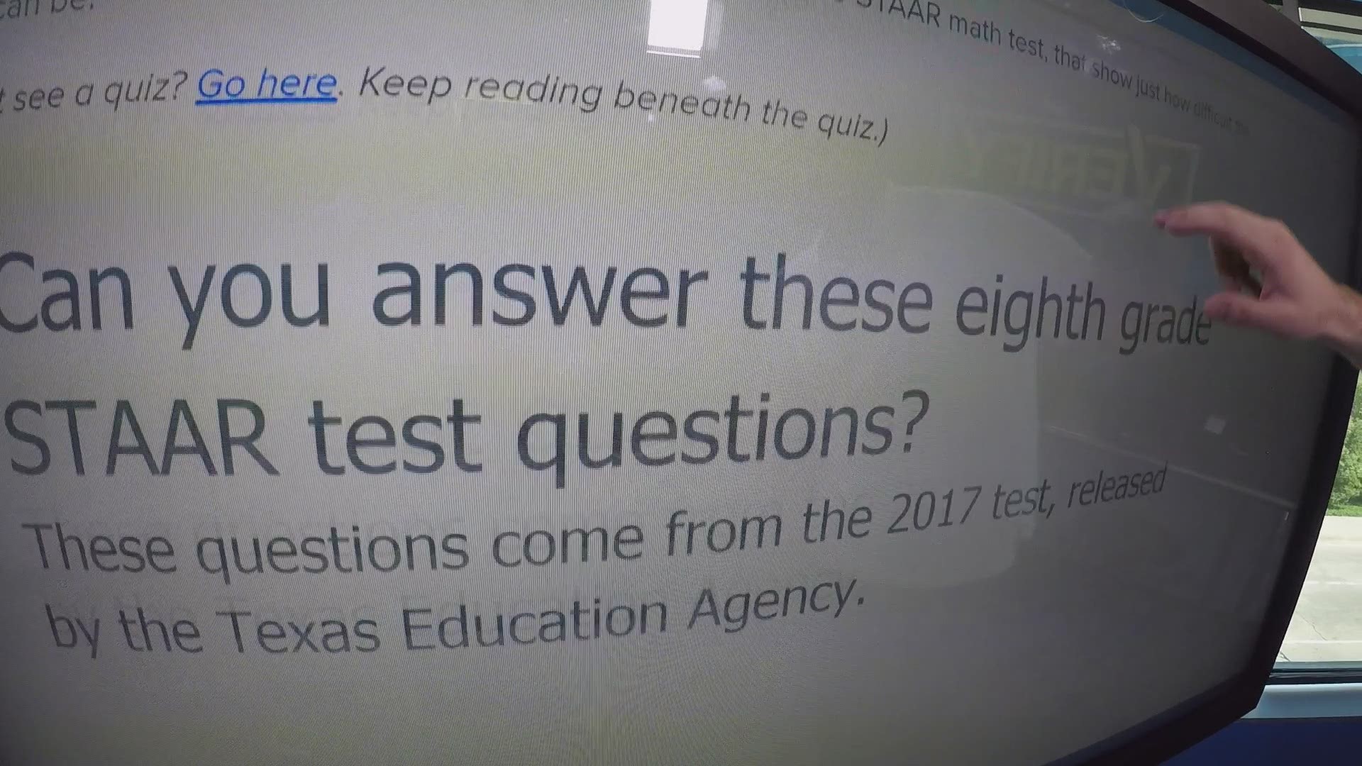 Can you answer these eighth grade math test questions? | 11alive.com