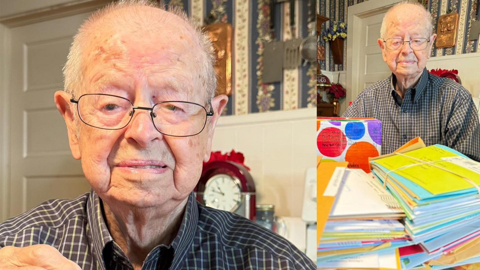 WWII Veteran sent thousands of birthday cards for a milestone birthday ...