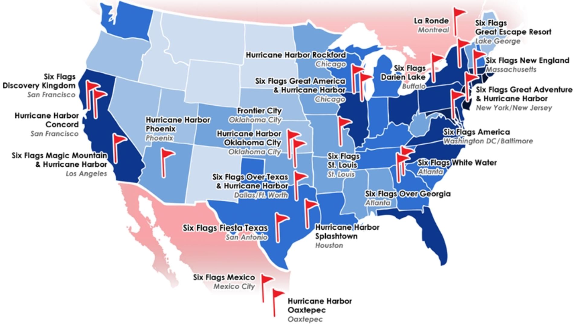 Cedar Fair merger with Six Flags now complete | 11alive.com