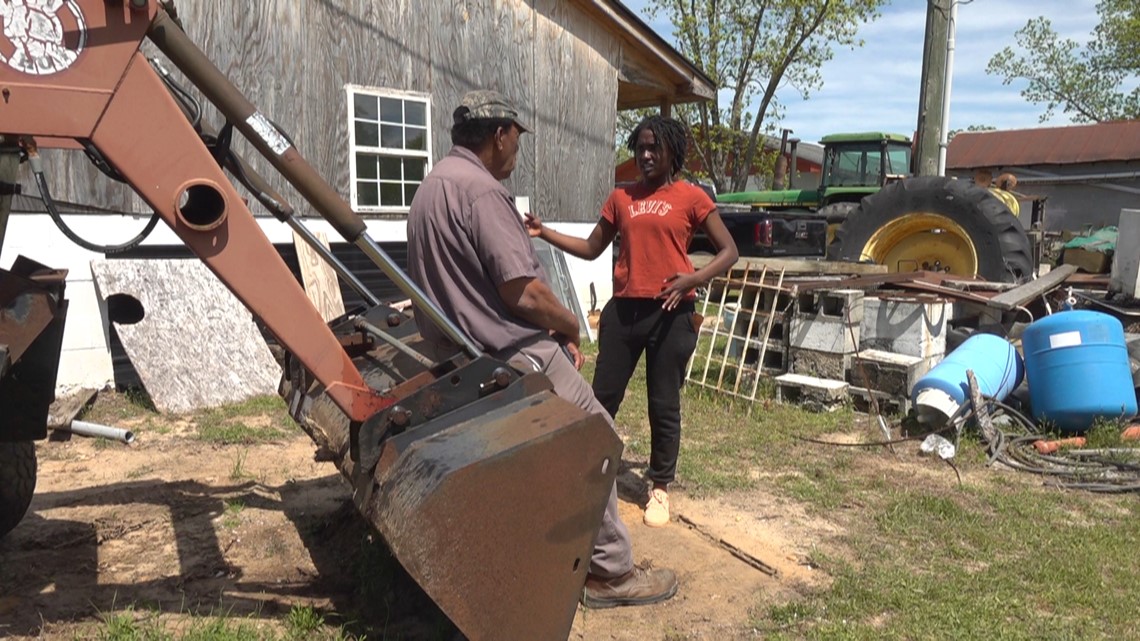 Grandfather, Granddaughter working on farm together go viral | 11alive.com