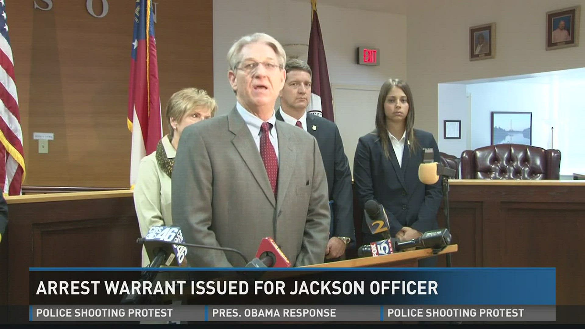 Arrest warrant issued for Jackson, Ga. officer shot last week | 11alive.com