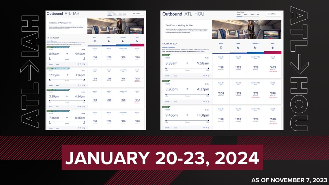 Delta hikes prices to Houston for National Championship | 11alive.com