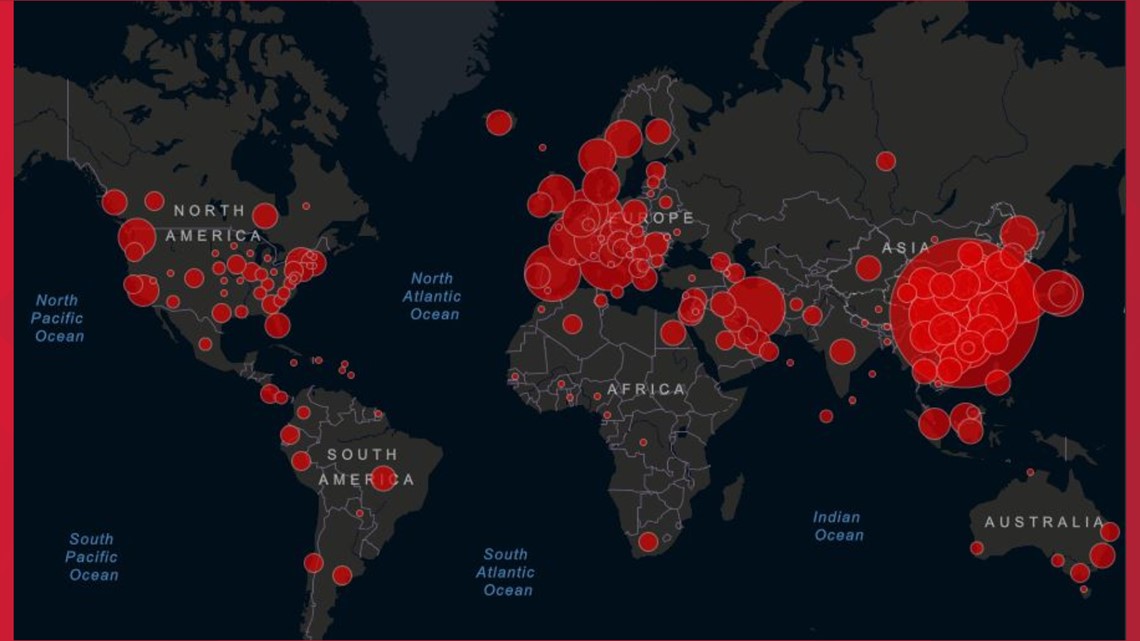 Coronavirus live updates: Outbreak map and stats | 11alive.com