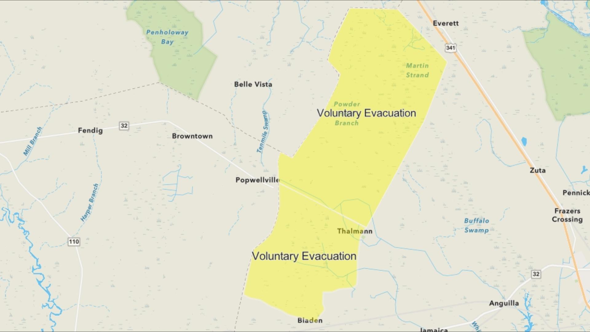 Active Brantley County evacuation orders due to wildfire | 11alive.com