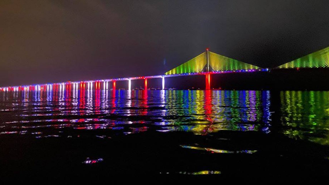Skyway Bridge will not display rainbow colors for Pride this year ...