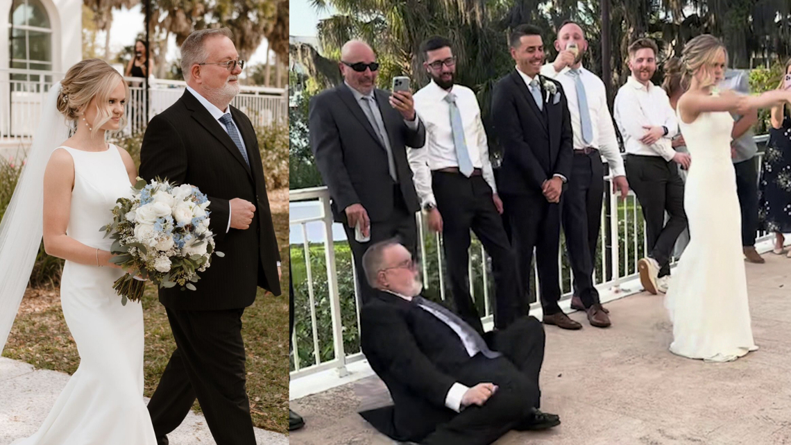 Sarasota dad has heart attack at daughter's wedding | 11alive.com