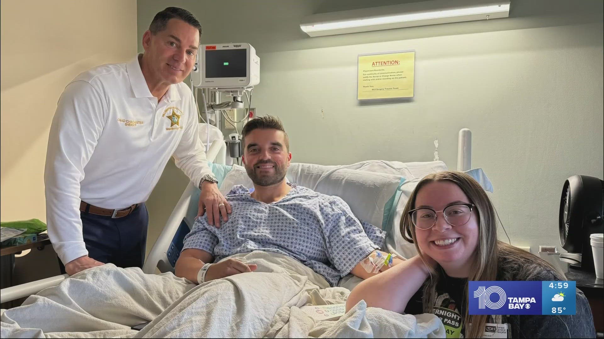 HCSO Sheriff Chronister update on deputies conditions | 11alive.com