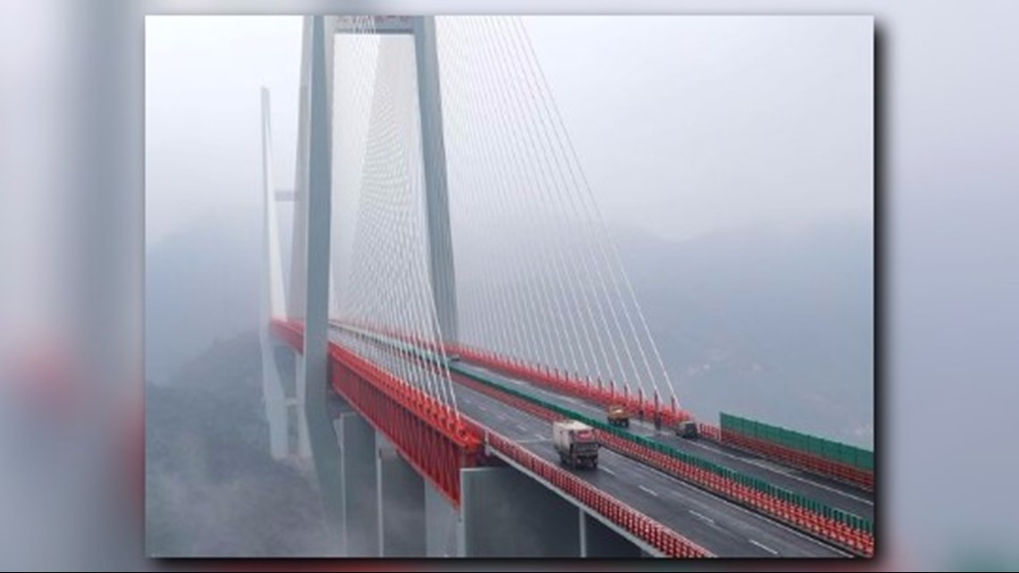 The world's highest bridge opens for traffic | 11alive.com