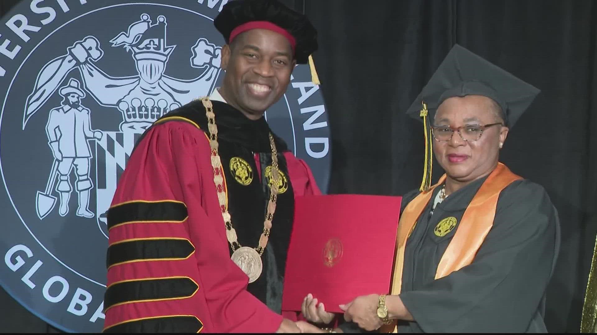 20-year promise fulfilled as son, mom graduate college | 11alive.com