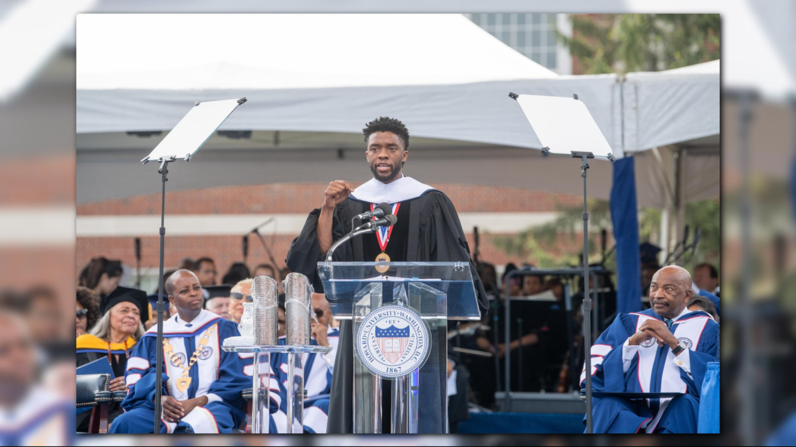 'Howard Forever': Chadwick Boseman, 'Black Panther' star, gives Howard ...