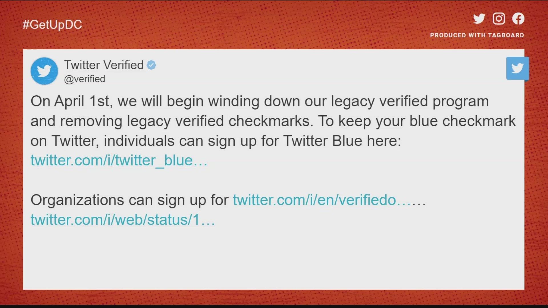 Twitter pulls blue check mark from New York Times | 11alive.com