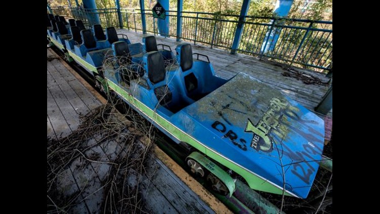 Photos inside the Six Flags devastated by Hurricane Katrina | 11alive.com