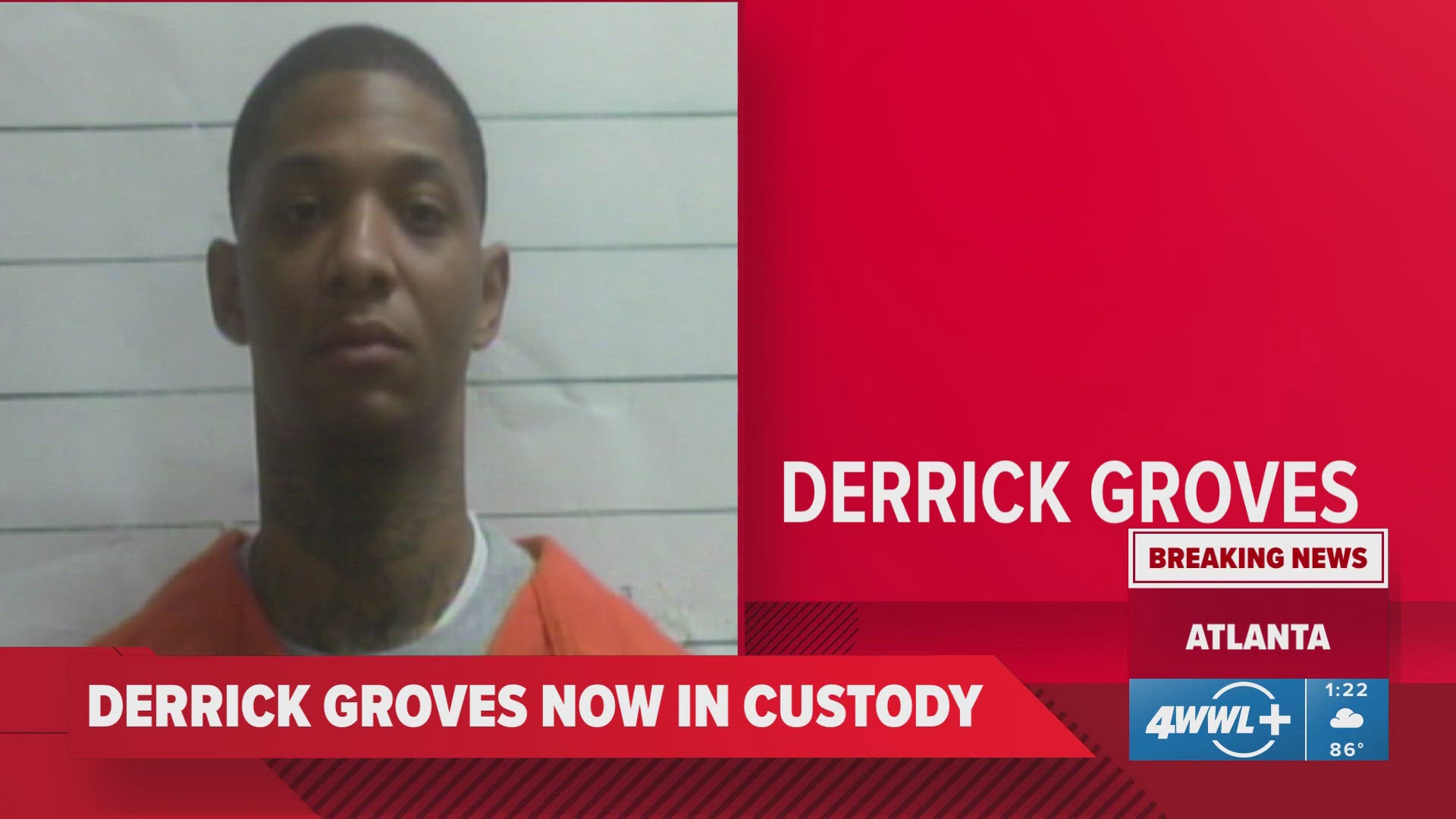 VIDEO: Derrick Groves blows kiss as he's taken into custody | 11alive.com