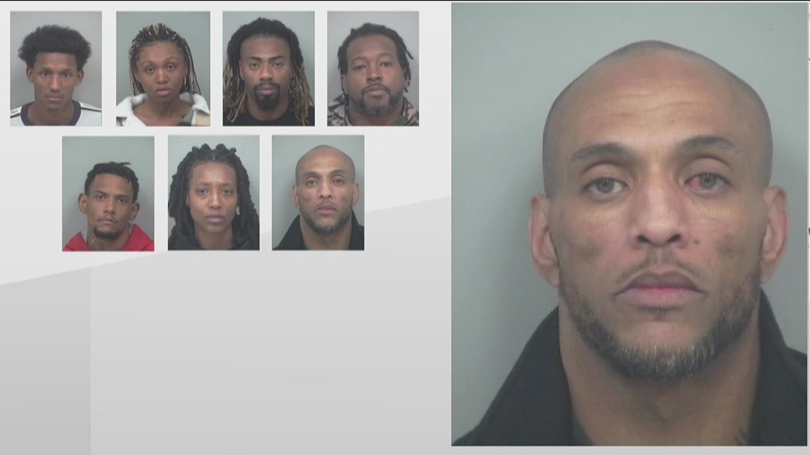 Former Falcons football player among 8 alleged gang members charged ...