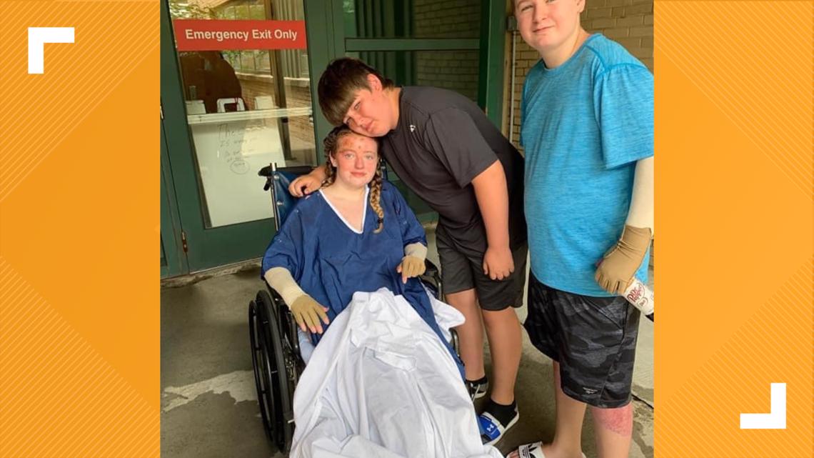 Lake Lanier boat explosion victim Taylor Coleman takes first step ...