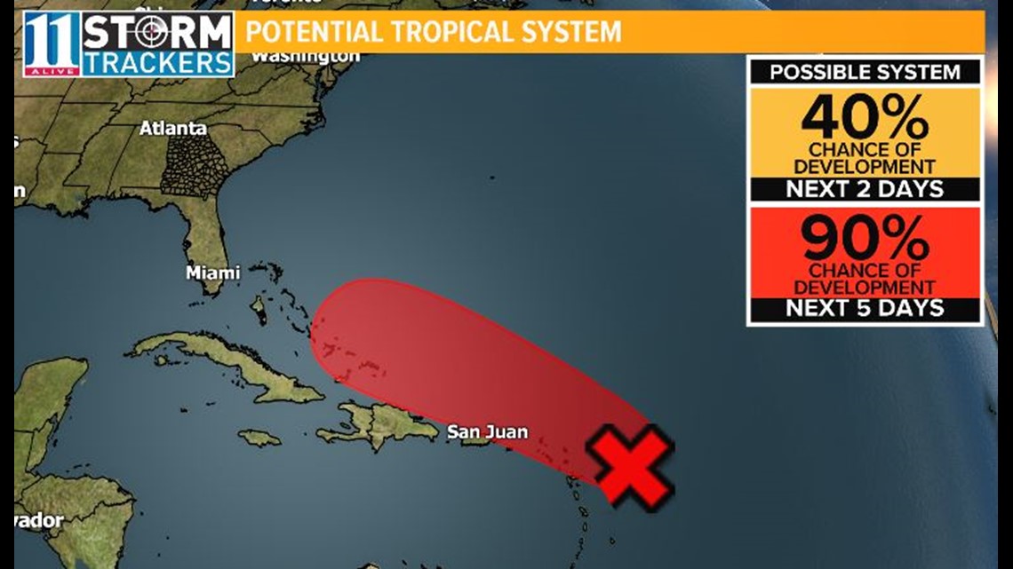 Potential tropical system has 70% chance of developing in next 5 days ...