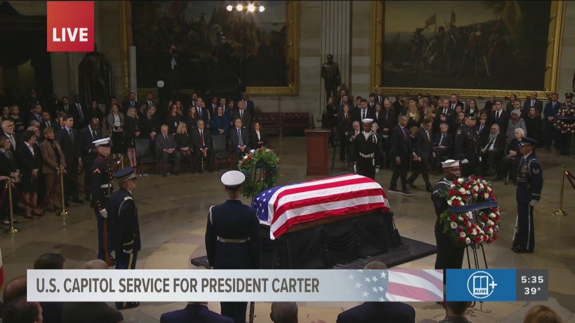 US Capitol Service for Jimmy Carter | Full service | 11alive.com