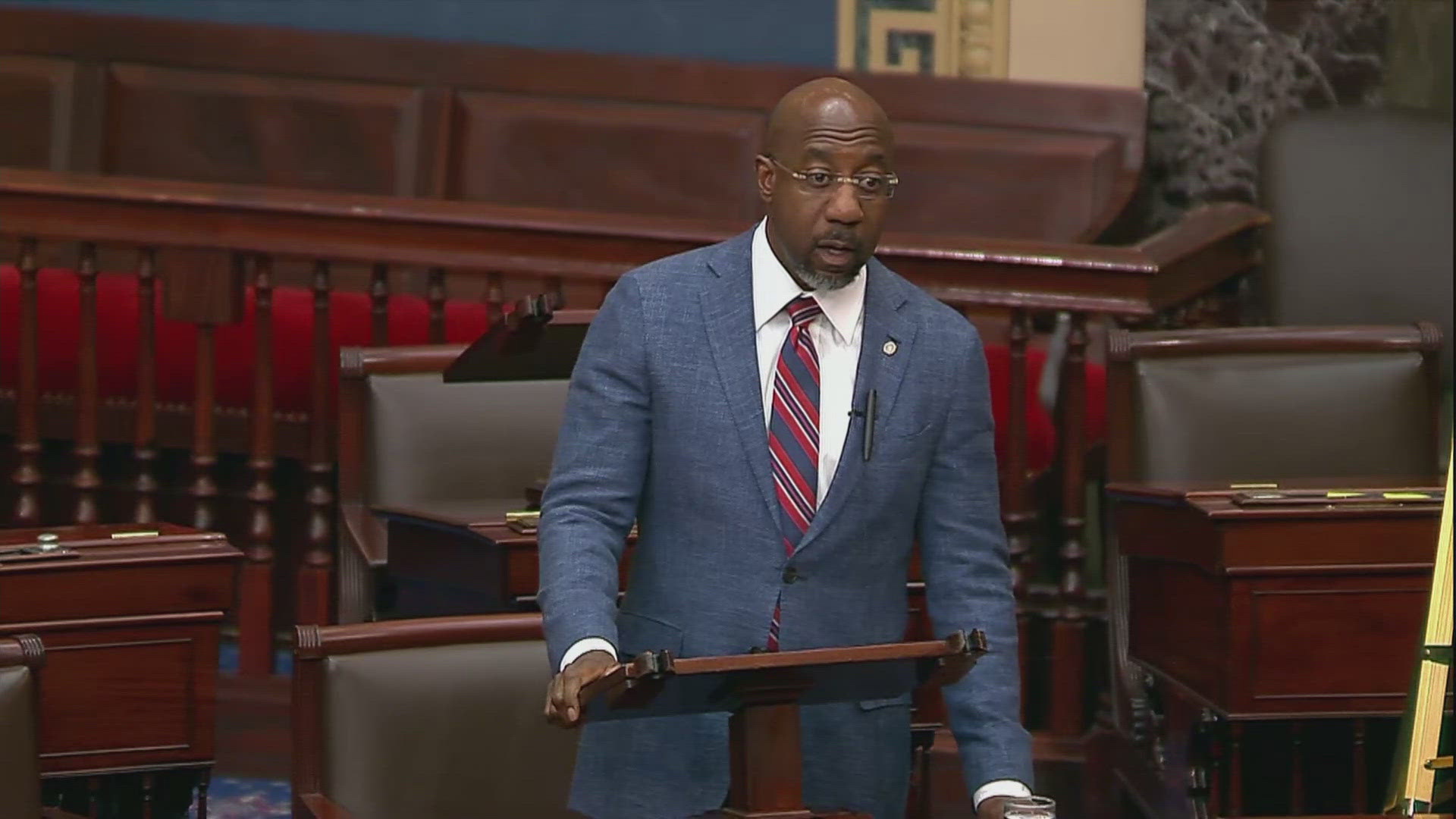 Full video of Raphael Warnock speech during Big Beautiful Bill debate ...