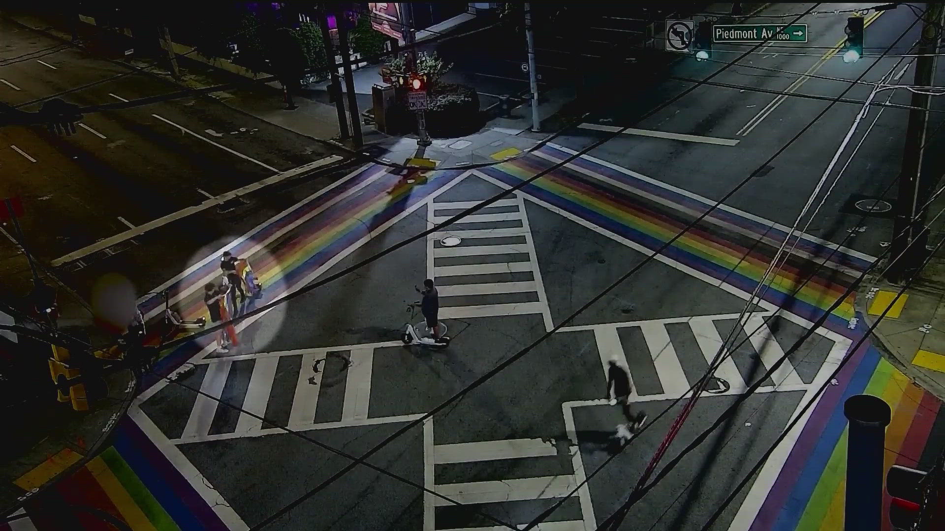 Pride flag slashing surveillance video released by Atlanta Police ...