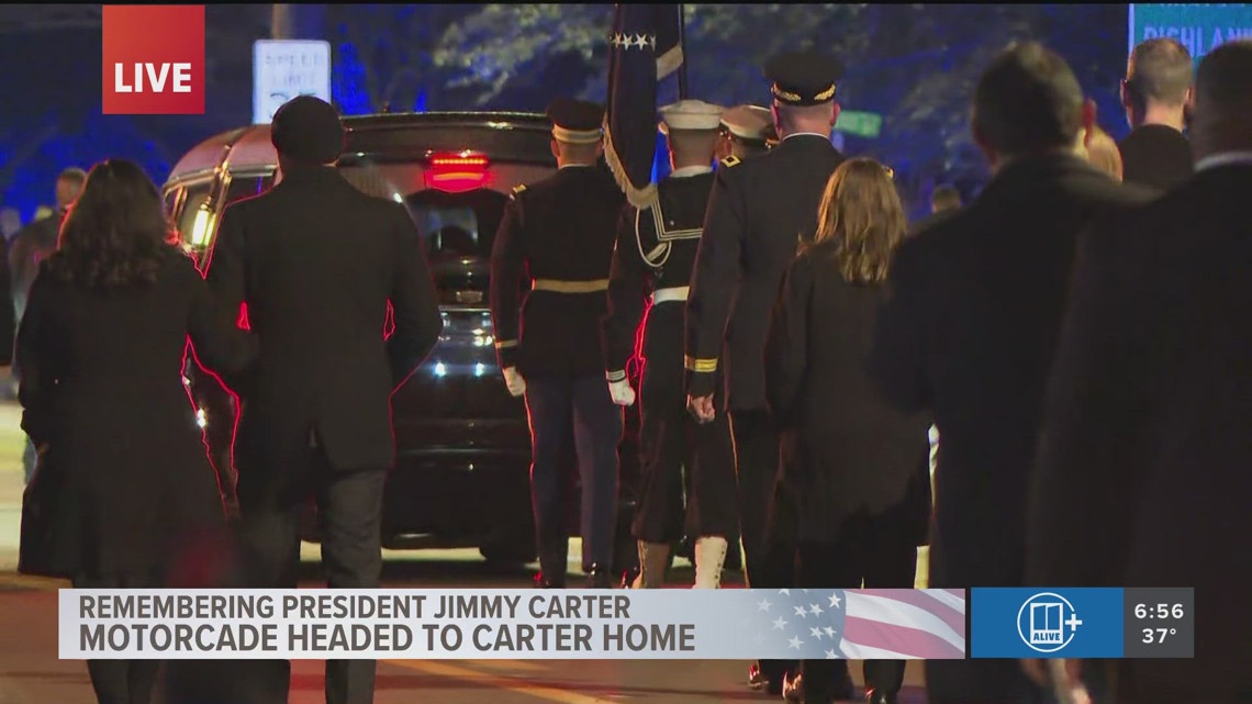 Farewell to Jimmy Carter | Procession on final day of state funeral in ...