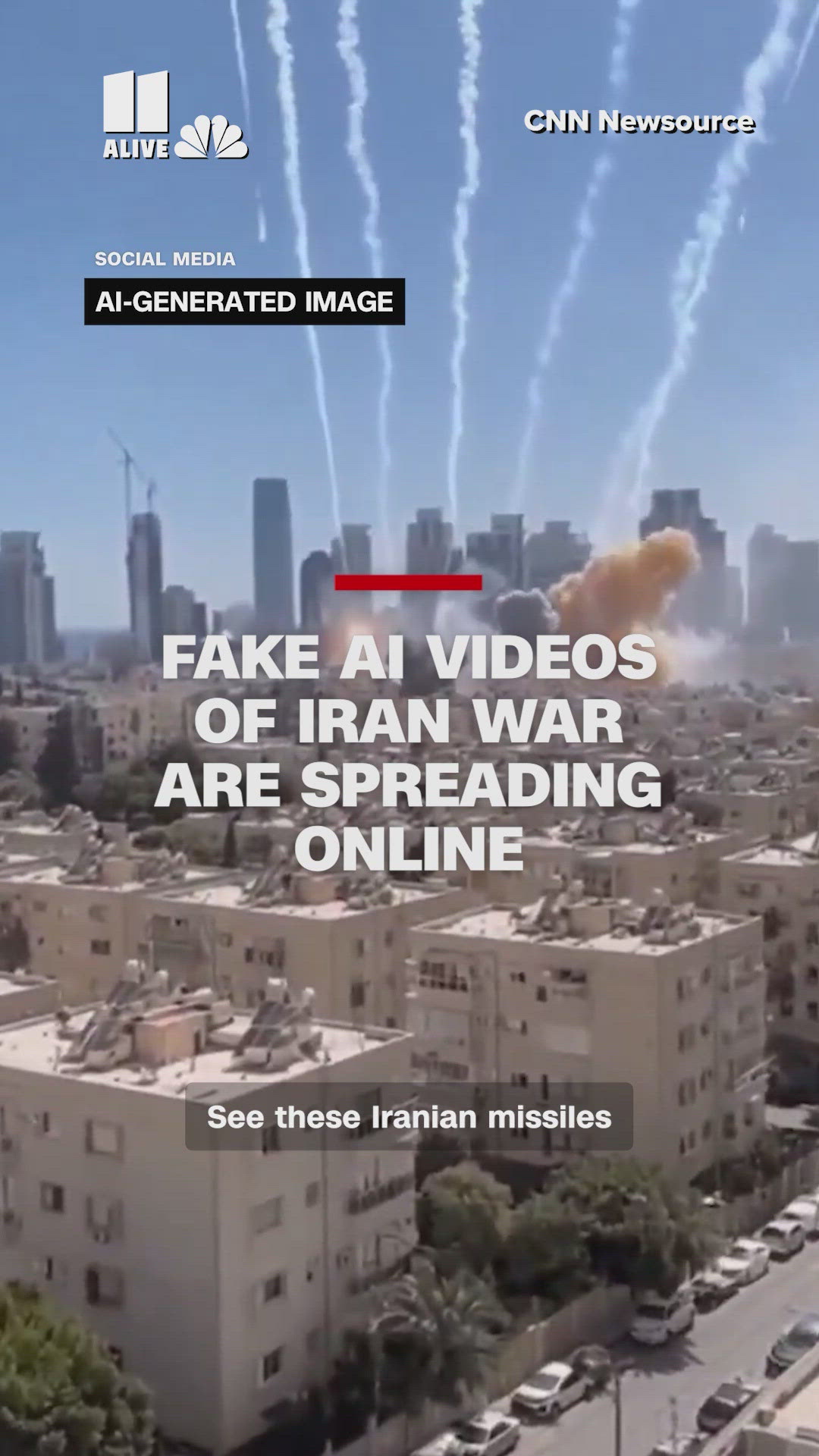 Fake AI videos of Iran war spread online | 11alive.com