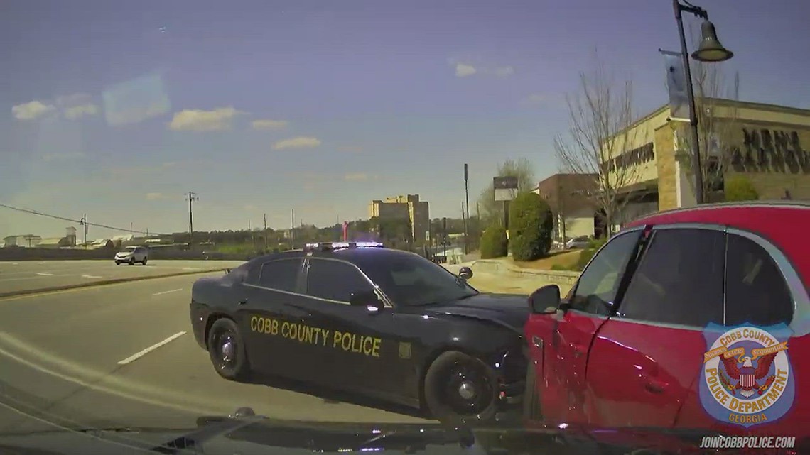 Dash cam video shows chase, arrest of Miami murder suspect in Cobb ...