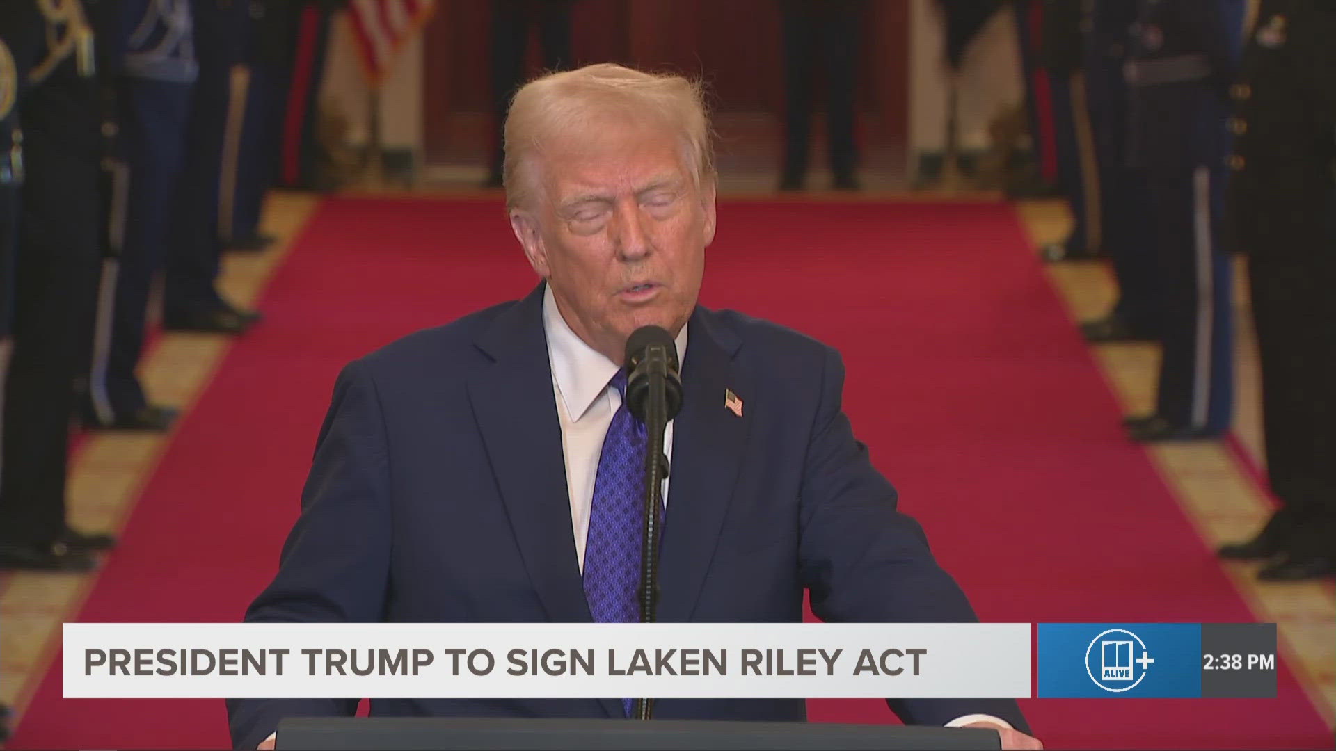 President Trump full comments before he signed Laken Riley Act ...