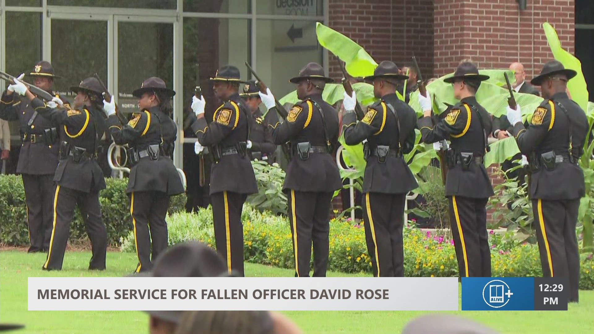 Final honors: 21-gun salute, flyover, and last call for Officer Rose ...