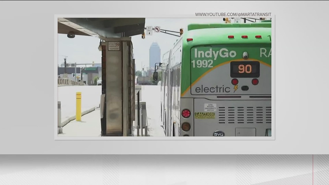 MARTA celebrates first bus rapid transit line | 11alive.com
