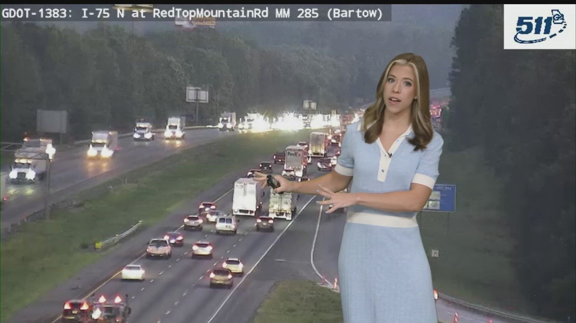 Lanes reopen on I-75 in Bartow County, but traffic still remains slow ...