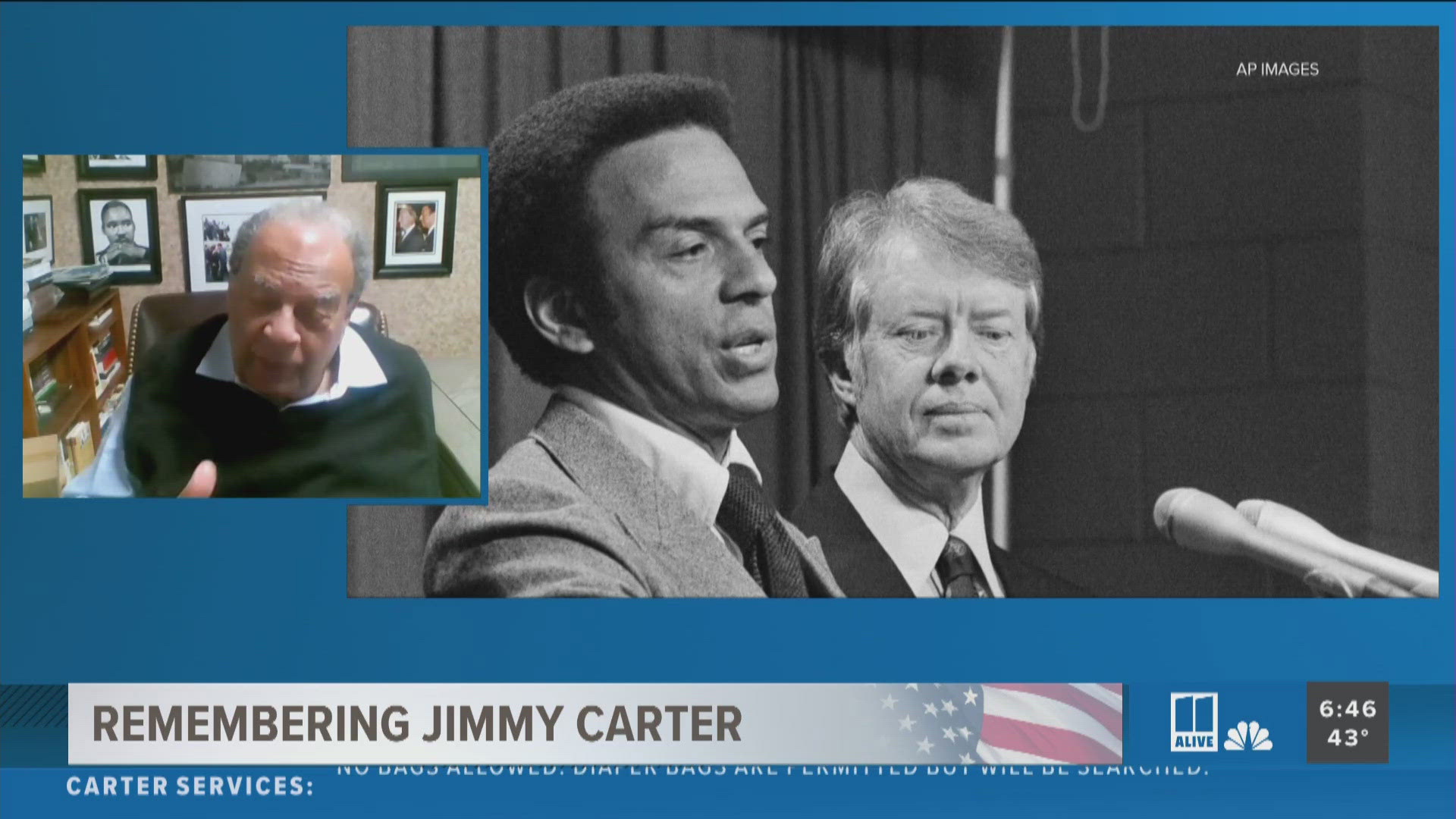 Ambassador Andrew Young speaks about experiences with Jimmy Carter | Full interview | 11alive.com