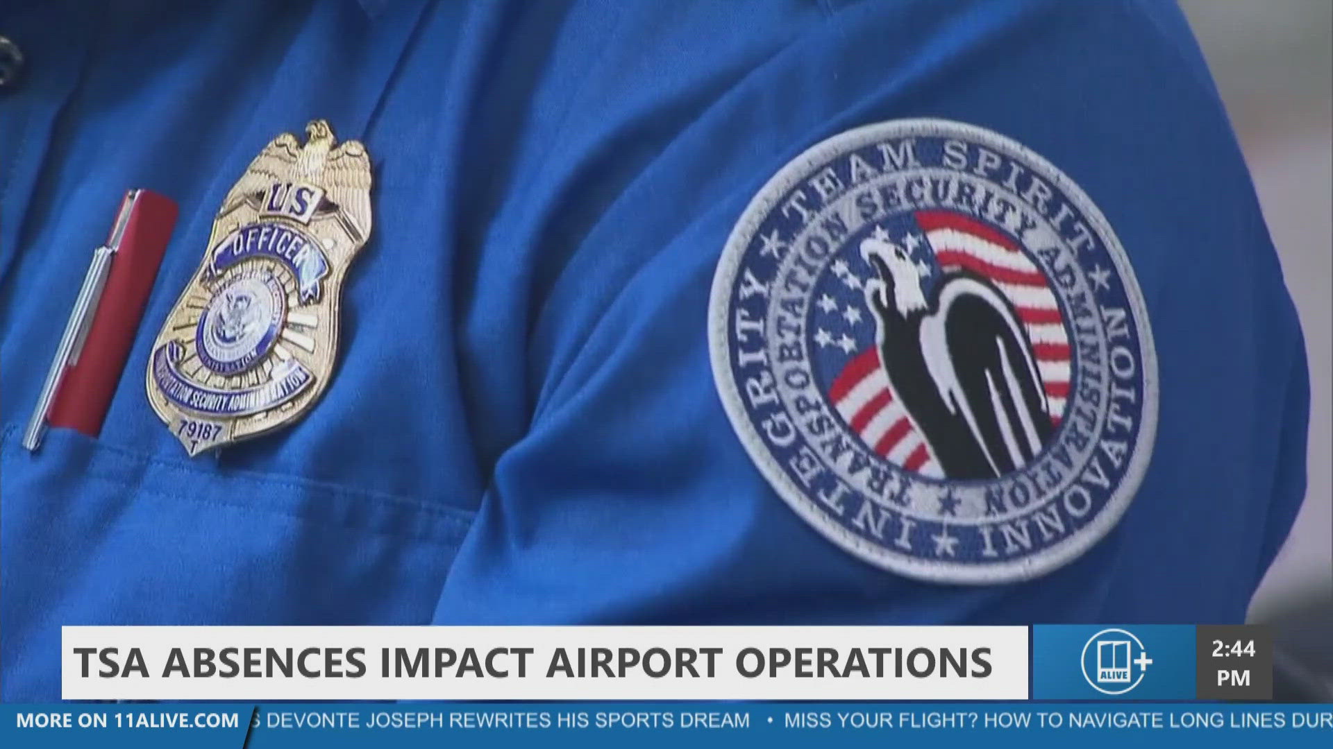 TSA absences slow airport security lines | 11alive.com