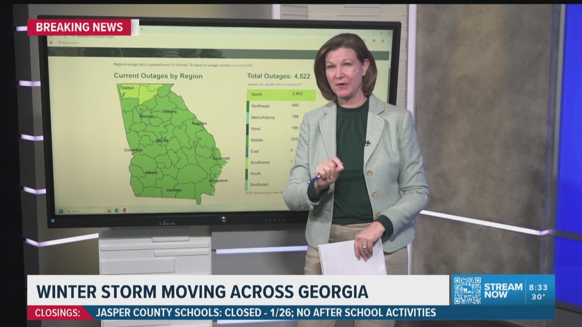 Power outages beginning to spread across the region | 11alive.com