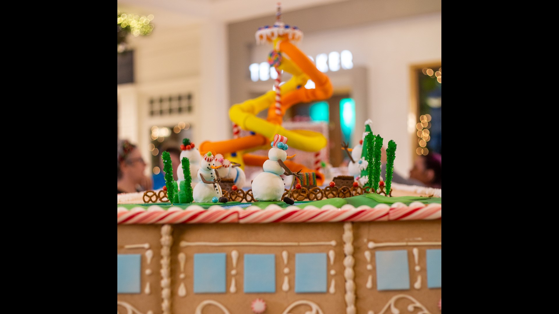 Giant gingerbread cruise ship replica at Lenox Mall | 11alive.com