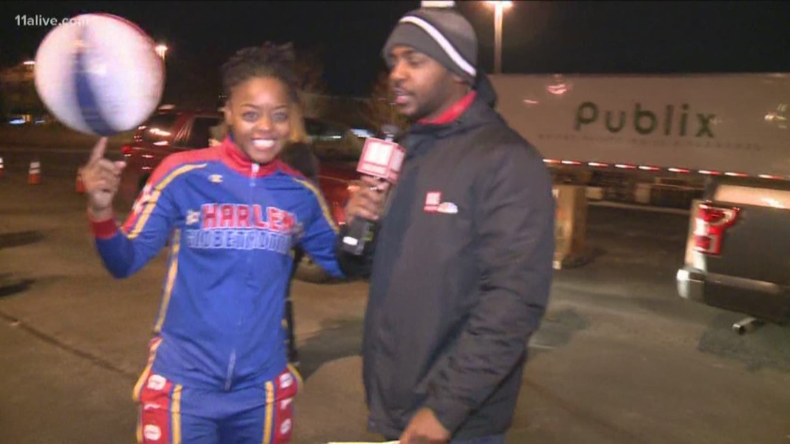 Torch George of the Harlem Globetrotters visits Can-A-Thon! | 11alive.com