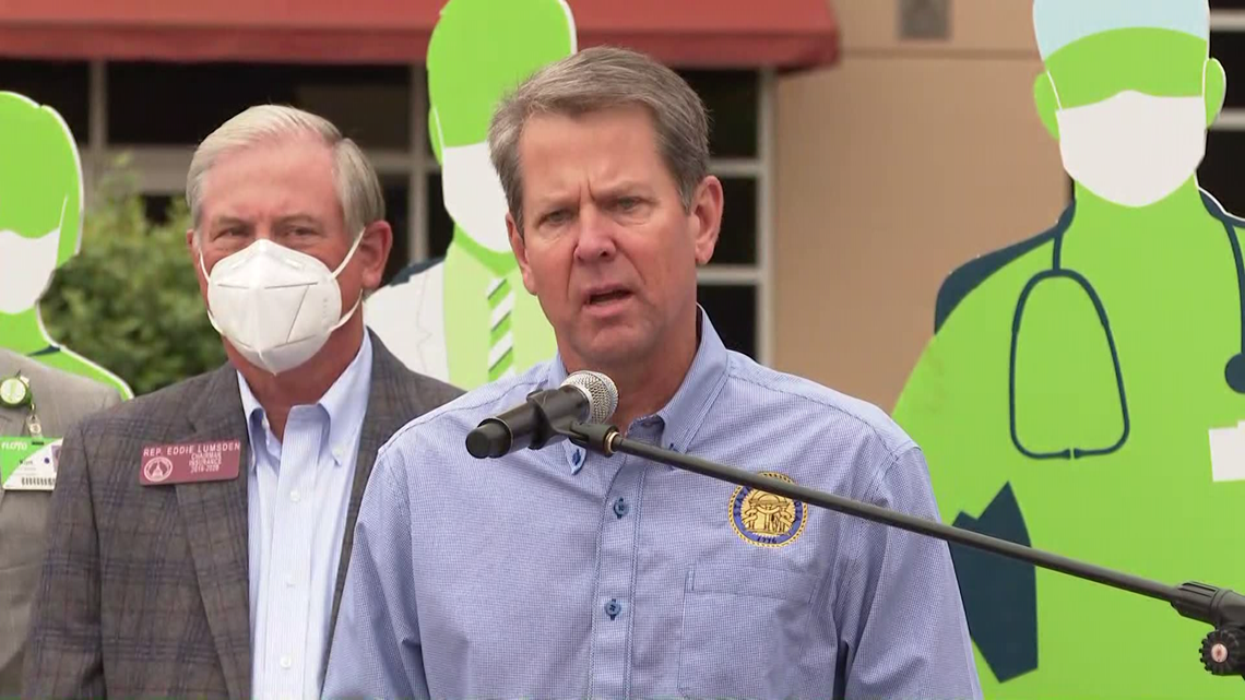 Watch live Georgia coronavirus update Gov. Kemp news conference ...